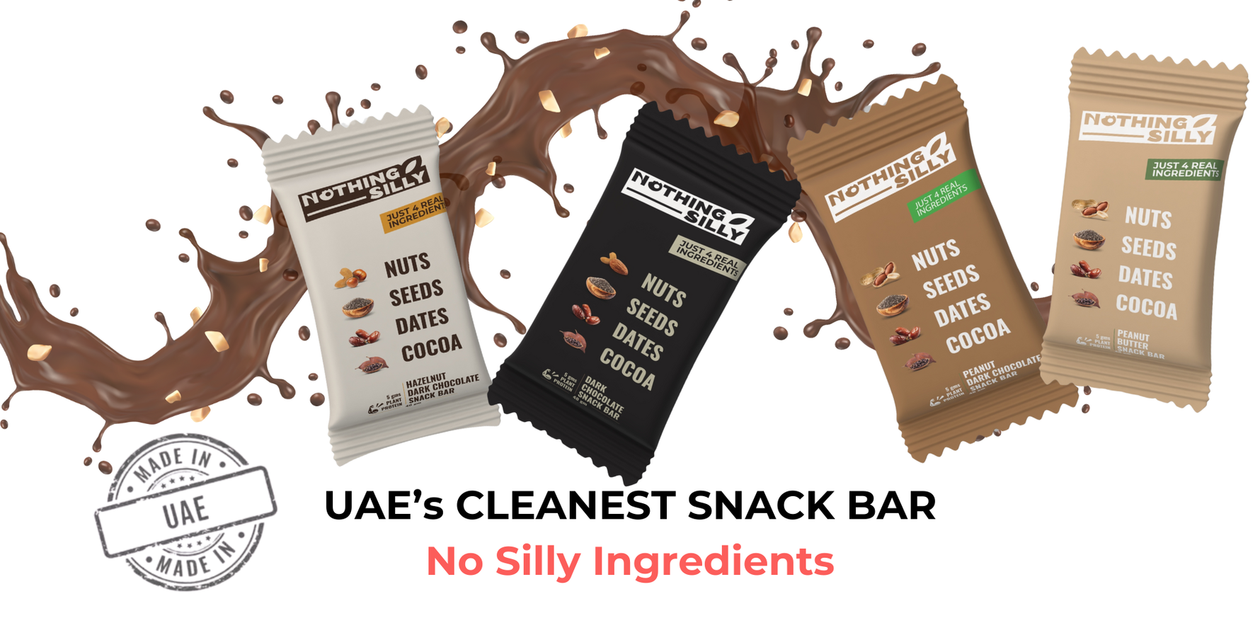 Healthy Snacks in UAE | 100% Natural Snacks – Nothing Silly